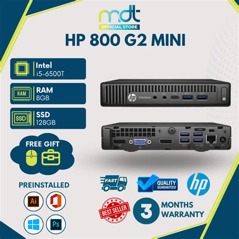 Hp Elitedesk G Mini Pc I Th Gen Gb Gb Ssd Shopee Malaysia