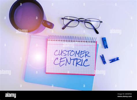 Text Caption Presenting Customer Centric Concept Meaning Process Of Looking After Customers To