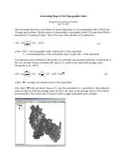 07 Generating Map Of Soil Topographic Index Doc Generating Maps Of Soil Topographic Index