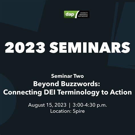 Dandi Seminar 2 Beyond Buzzwords Connecting Dei Terminology To Action Diversity Awareness