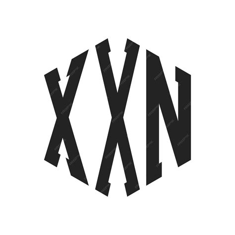 Premium Vector Xxn Logo Design Initial Letter Xxn Monogram Logo Using
