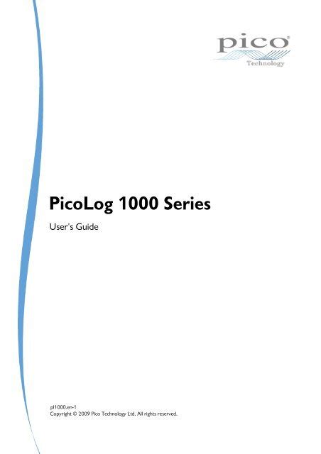 PicoLog Series User S Guide Pico Technology