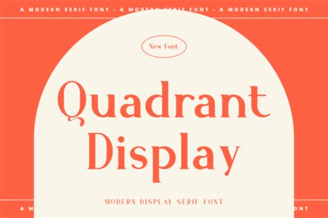 Quadrant Display Font Digital Font Download