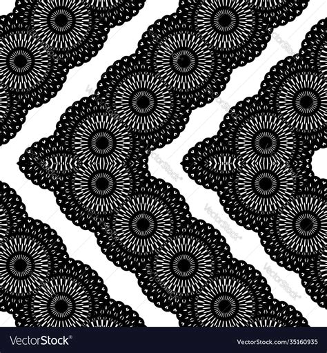 Design Seamless Zigzag Decorative Pattern Vector Image