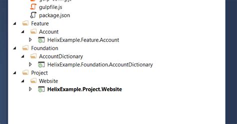 Setup First Sitecore Helix Example From Scratch Blank Solution