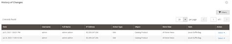 Reviewing Magento 2 Admin Activity Log By Amasty Firebear