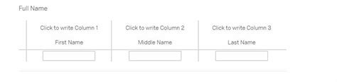 Help With First Middle Last Name In Horizontal Fields For A Simple Survey Xm Community