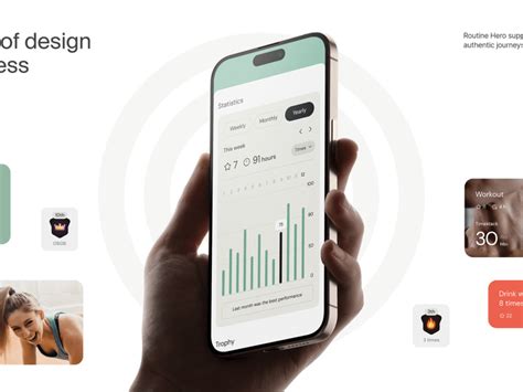 routine hero ui ux design thrill edge technologies