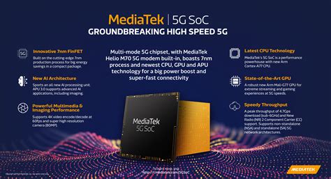 Mediatek 5g Soc To Feature Arm Cortex A77 Processor And Mali G77 Gpu Cnx Software