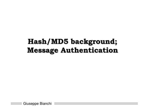 Ppt Hash Md5 Background Message Authentication Powerpoint Presentation Id4304738