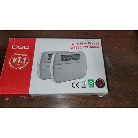Dsc Wt5500 2 Way Wire Free Keypad V 1 4 For Impassa V1 1 And Power Series New Online