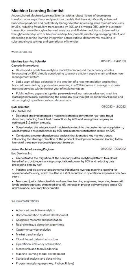 6 Data Scientist Resume Examples [with Free Templates]