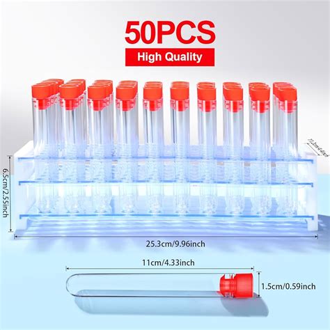 Plastic Test Tubes Party Clear Plastic Test Tube With Screw Aluminum