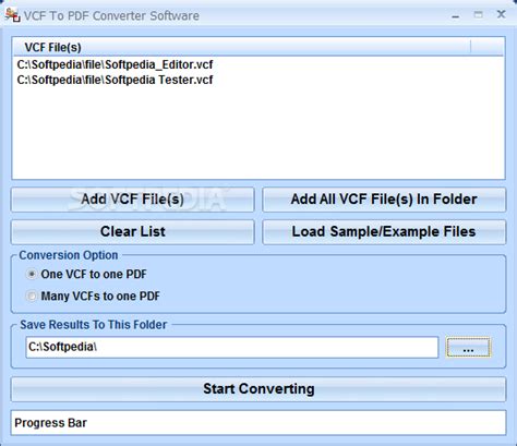 vcf to pdf converter software download free windows 7 0 softpedia