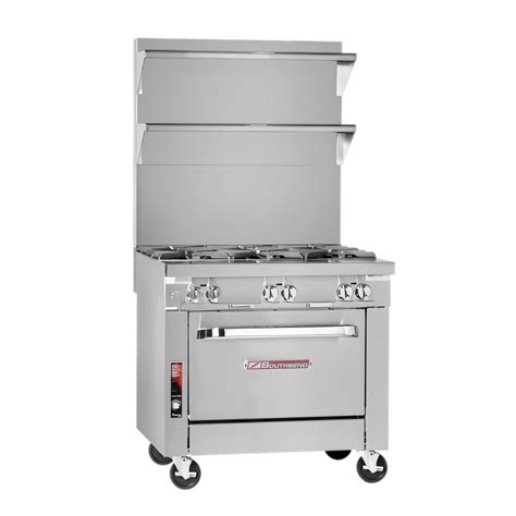 Southbend Platinum 36 Inch Electric Heavy Duty Range With 6 Round Hotp