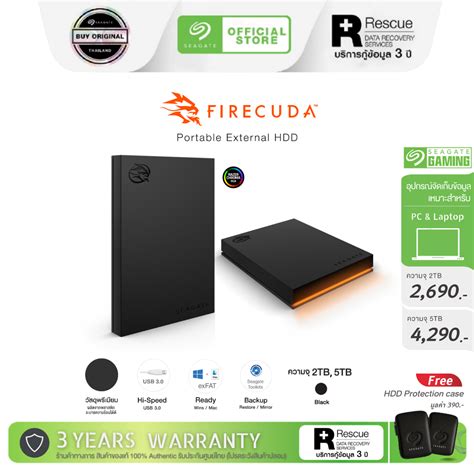 Seagate Firecuda Gaming Rgb 2tb I 5tb Usb 3 2 Gen 1 Plug And Play External Harddisk Stkl
