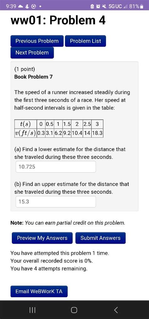 Solved Book Problem 7 The Speed Of A Runner Increased Chegg Com
