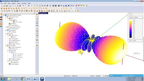 endfire array antenna using em libra 1ghz youtube