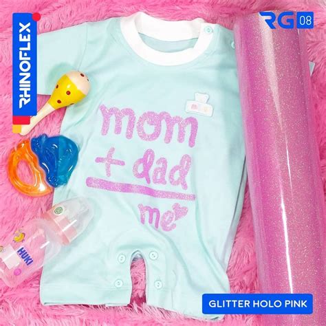 Jual Rhinoflex Polyflex Glitter Bahan Sablon Polyflex Kertas Polyflex