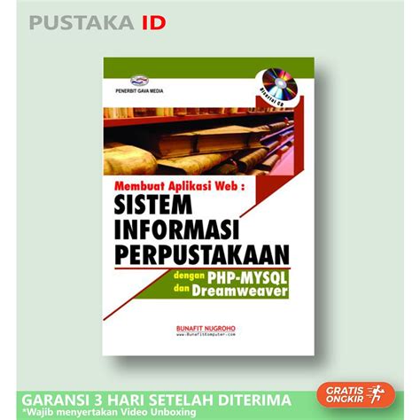 jual buku membuat aplikasi web sistem informasi perpustakaan dengan