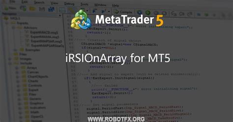 irsionarray for mt5 library metatrader 5 [download] metatrader