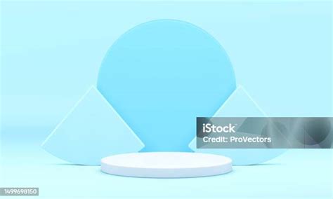 블루 기하학적 3d 받침대 원형 수상 경기장 무대 기본 기초 현실적인 벡터 일러스트 레이 션 0명에 대한 스톡 벡터 아트 및 기타 이미지 Istock
