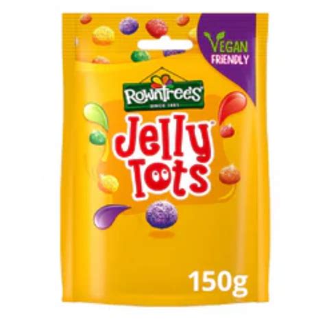 Jelly Tots Sweets Sharing Bag 150g Rowntrees Jitco