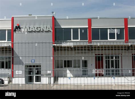 A Logo Sign Outside Of A Facility Occupied By Magna International Inc