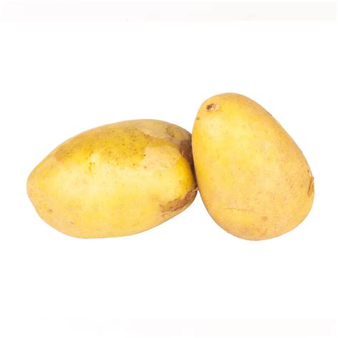 Premium Photo Potato Isolated On White Background Slice Cube Fresh