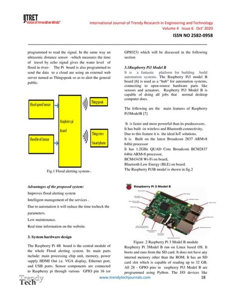 Flood Alerting System Using Raspberry Pi And Thingspeak Pdf