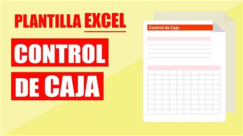 Plantilla De Excel De Caja Chica