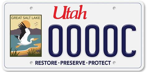 Utah License Plates City Cast Salt Lake