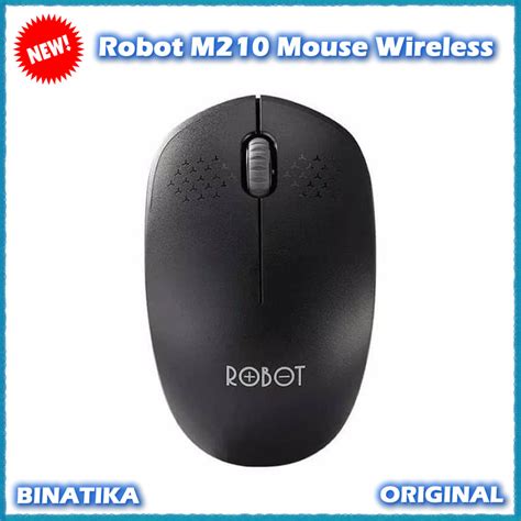 Robot M210 Wireless Mouse Original Binatika Online Shop