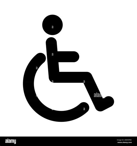 Disabled Icon Vector Isolated On White Background Stock Vector Image And Art Alamy