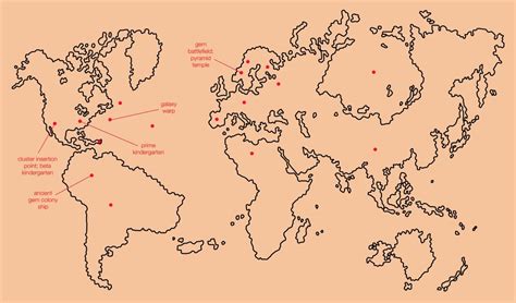 Steven Universe Map Gem