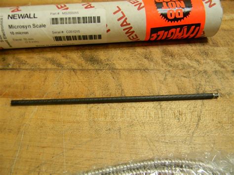 Newall Microsyn Linear Encoder Scale 2 2 Travel 55mm 10 Micron