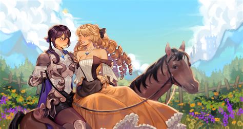 Clorinde And Navia Genshin Impact Drawn By Ine Inebyoonei Danbooru