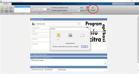 Cara Membuat Program Executable Exe Dari Guide Matlab Pemrograman Matlab