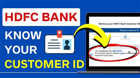 How To Know Find Your Customer Id In Hdfc Bank In Case Forgotten Youtube