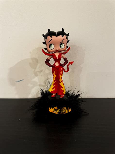 Vintage Devil Betty Boop Bobblehead 65 Collectible Etsy