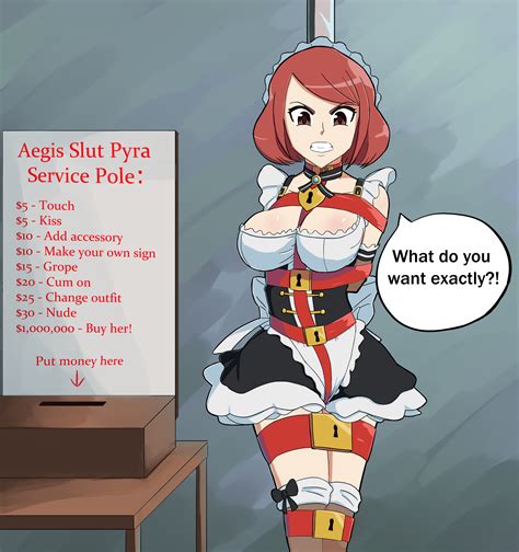 Rule 34 Angry Ashamedox Bondage Comic Maid Maid Headdress Maid Uniform Nintendo Pyra Straps