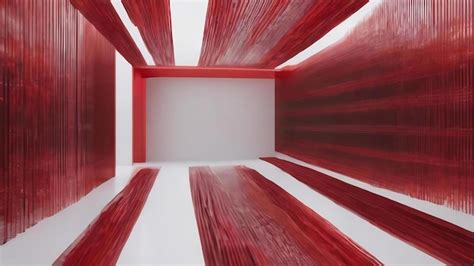 Premium Ai Image Abstract Composition Of Red Waveforms Against A