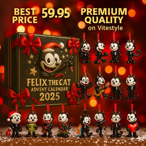 Felix The Cat Advent Calendar Owlohh™ Clothing And Accessories