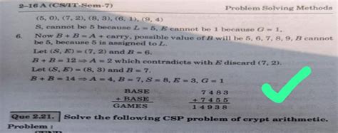 Csp Problem Of Crypt Arithmetic Problem Base Base Games Filo