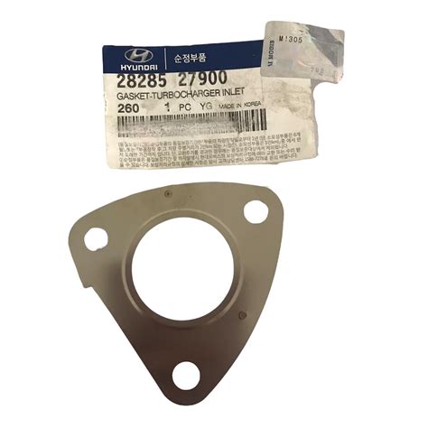 2828527900 Gasket Turbocharger Inlet Hyundai Santa Fe 2000 2005 28285