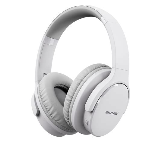 Aiwa Over Ear Wireless Headphones Awh2h Wht Au