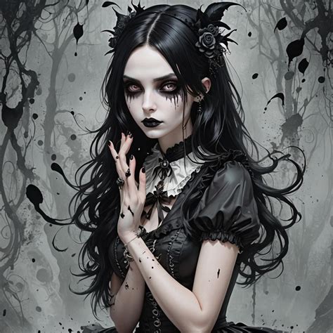 Alice Goth Girl Ai Generated Artwork Nightcafe Creator