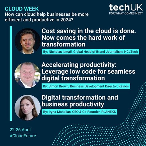 Techuk On Linkedin Cloud Digitaltransformation Productivity Data Cloudcomputing…