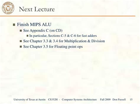 Ppt Cs352h Computer Systems Architecture Powerpoint Presentation