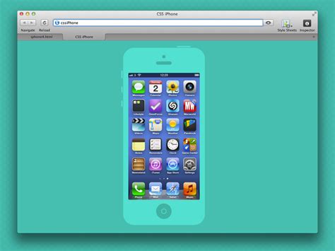Css Iphone By Davide Rossi On Dribbble